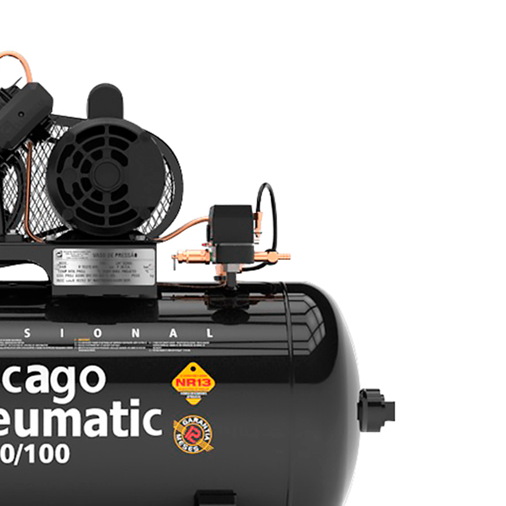 Compressor de Ar Chicago Pneumatic Litros Pés